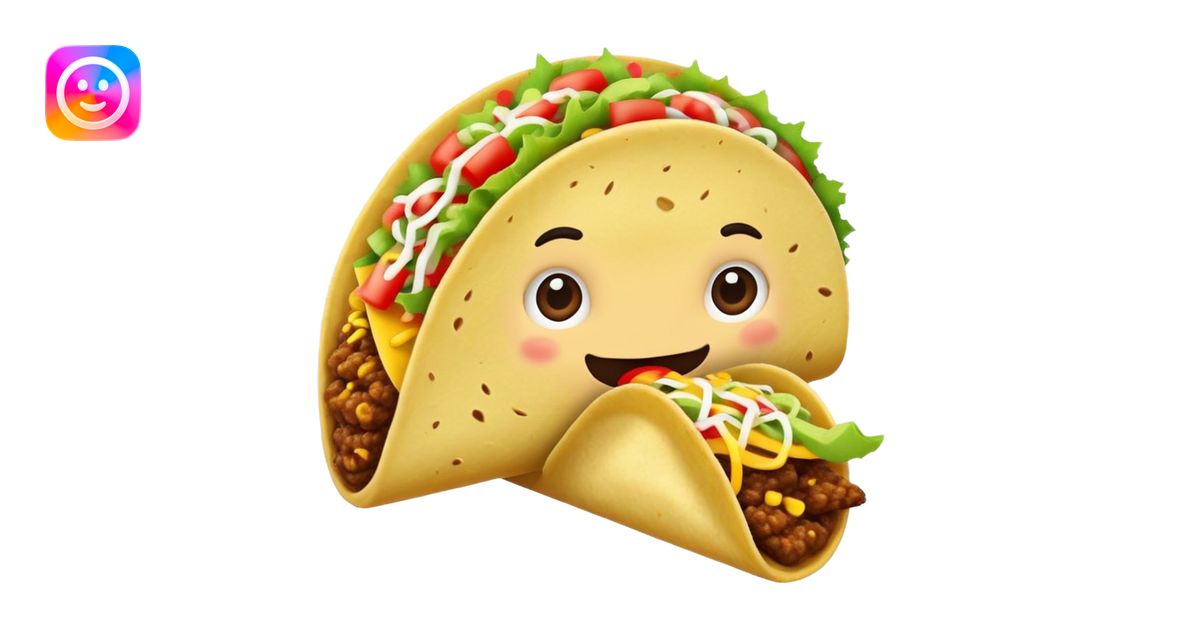 taco eating taco emoji | AI Emoji Generator