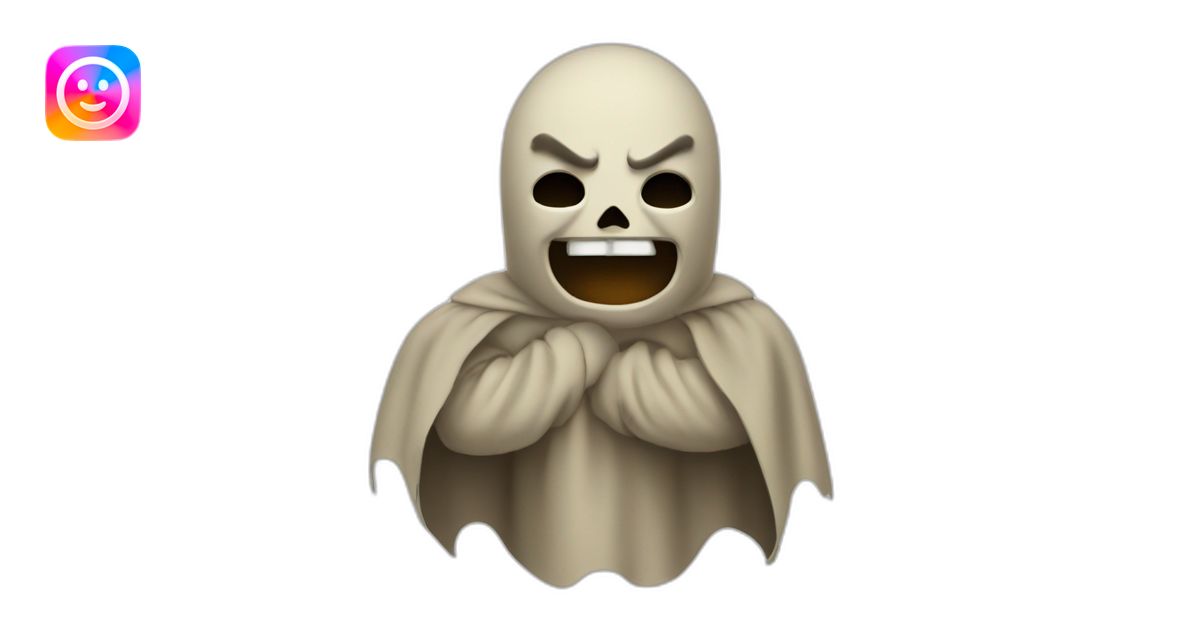Fantôme qui a peur emoji | AI Emoji Generator