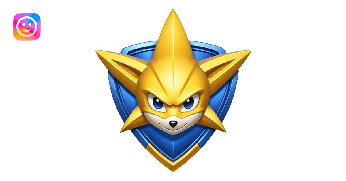 super sonic legend rank from the game rocket league the logo for it ...