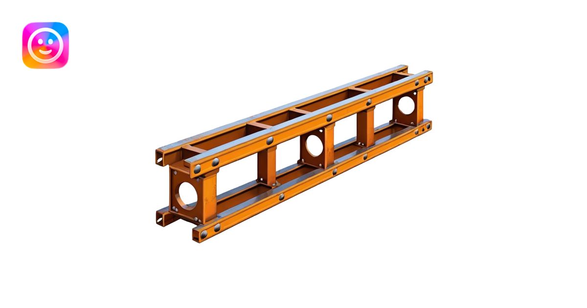 I-beam steel girder for construction emoji | AI Emoji Generator