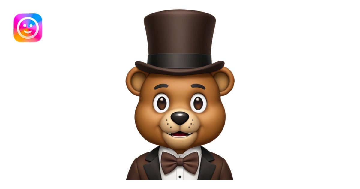 Freddy fazbear emoji | AI Emoji Generator