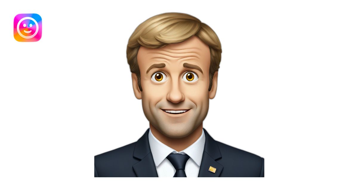 emmanuel macron surprised emoji | AI Emoji Generator