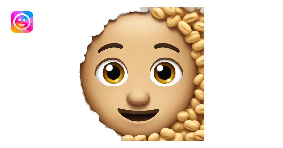 oatmeal wth eyes emoji | AI Emoji Generator