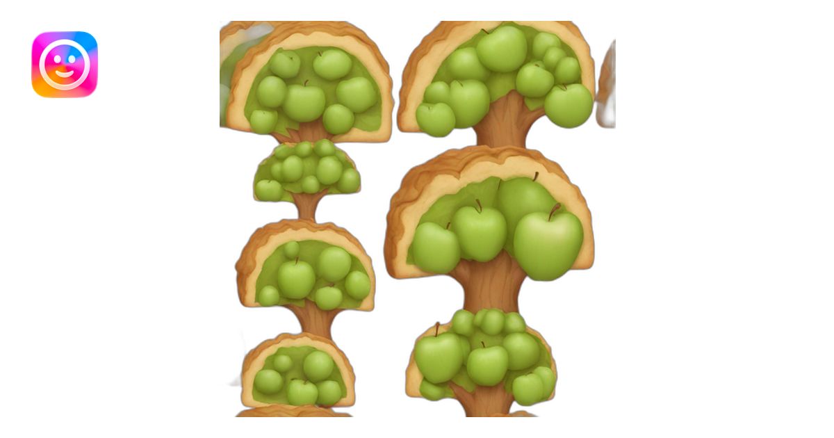 tree trunks apple pie emoji | AI Emoji Generator