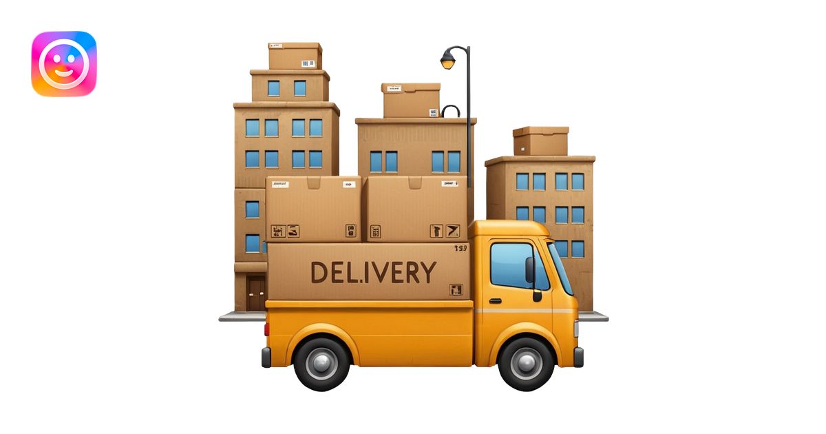 create a realistic emoji showing a express company emoji | AI Emoji ...