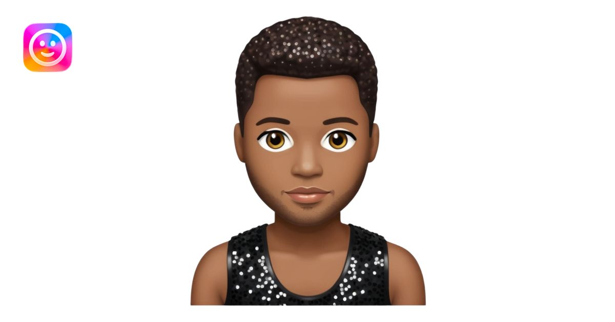 Durrell Tank Babbs, R&B Singer with dark brown hair, black sequin ...