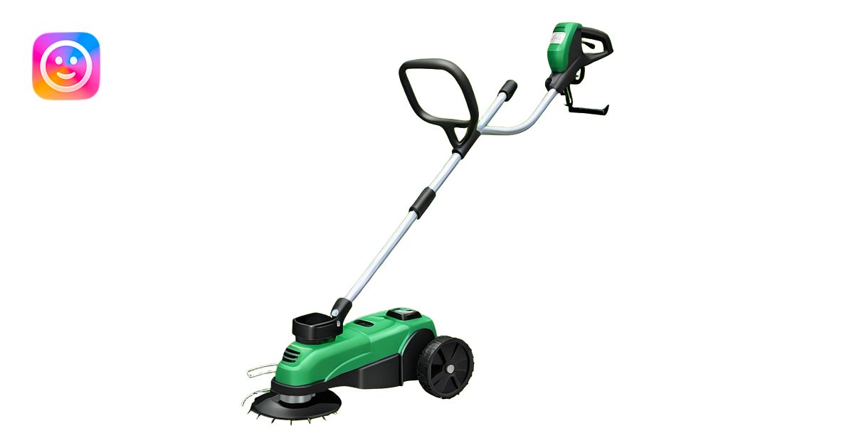 Echo lawn trimmer with edging attachment emoji | AI Emoji Generator
