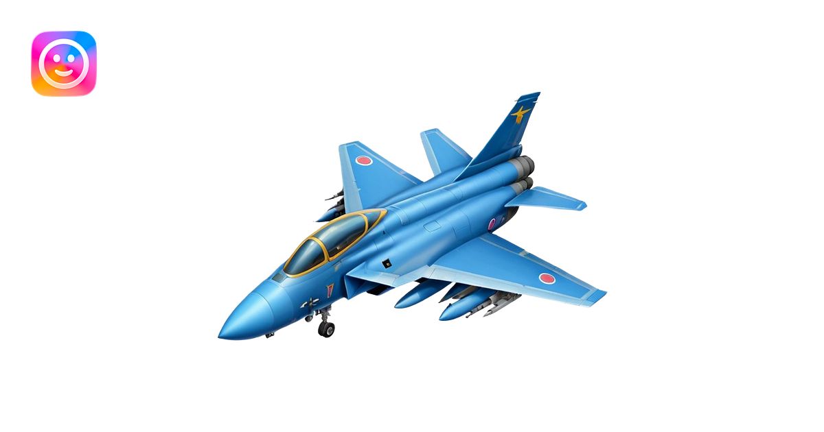 Animated Fighter-jet and fighter-bomber emojis with the top 10 most ...