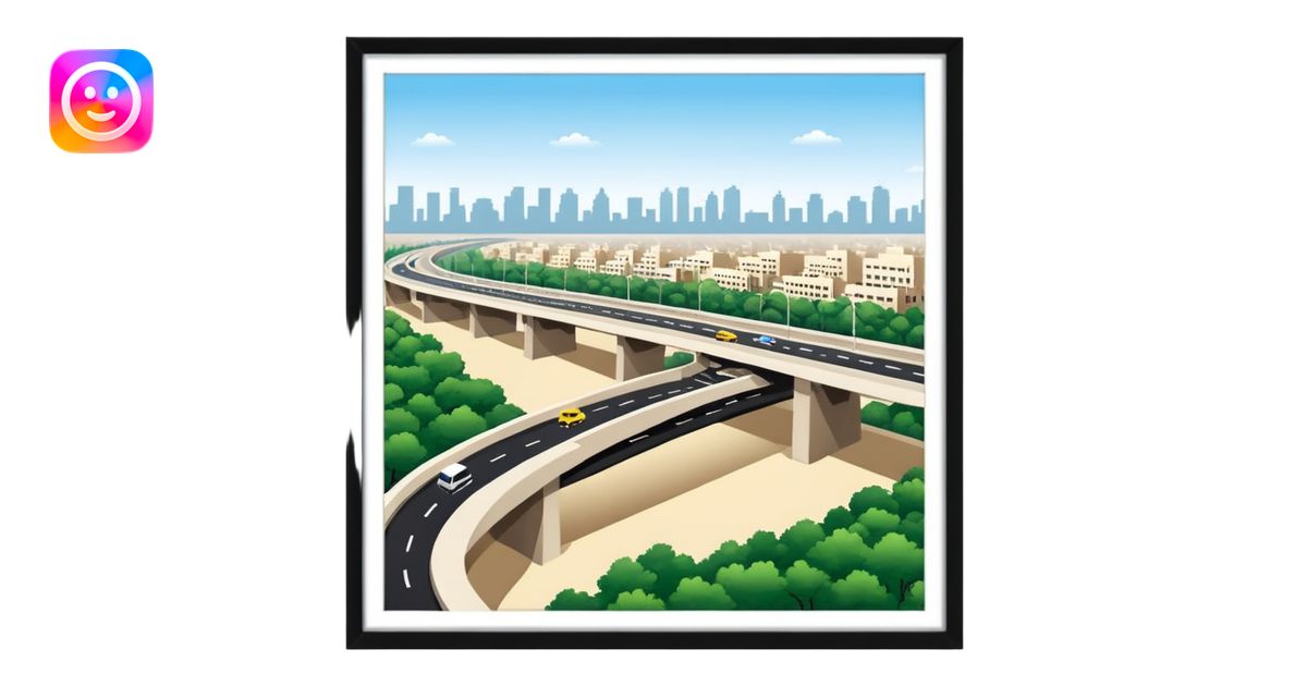 Mahipalpur Flyover delhi emoji | AI Emoji Generator