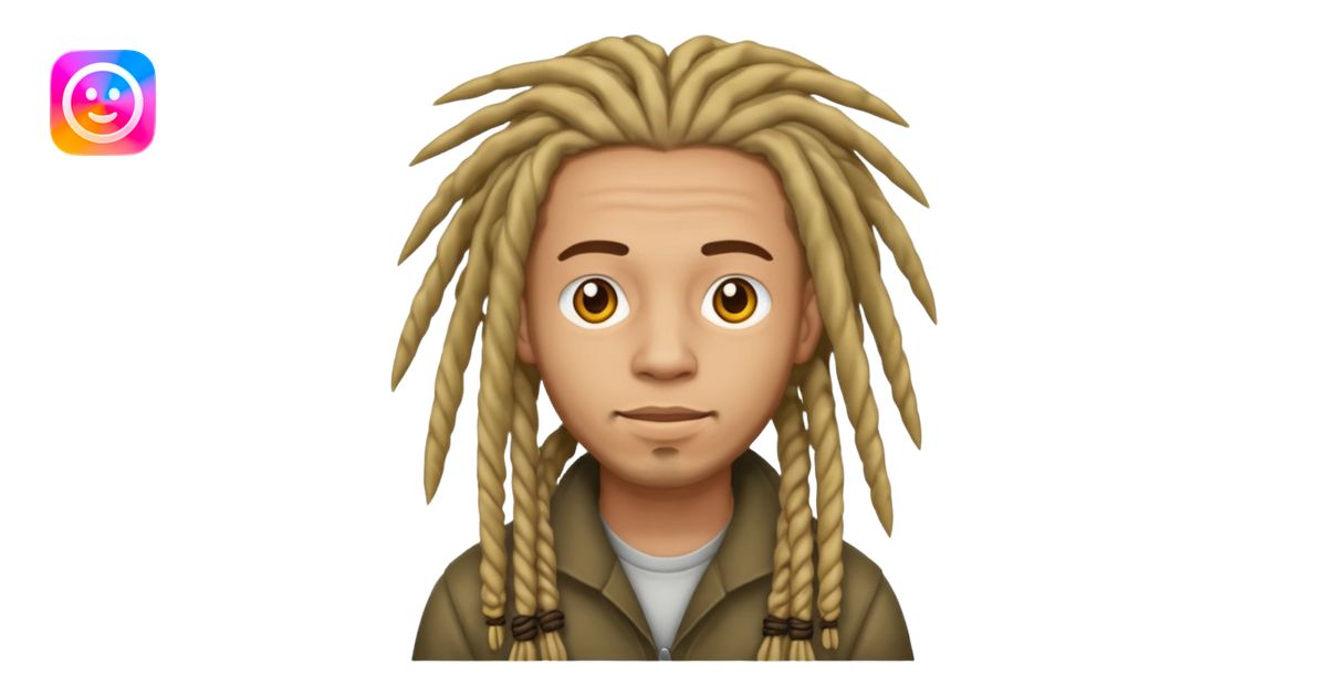 man light skin with dread emoji | AI Emoji Generator