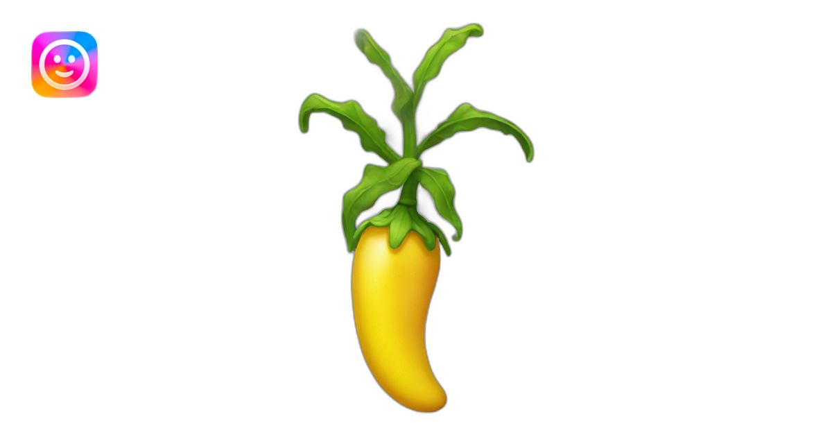 yellow chilly without leaves emoji | AI Emoji Generator