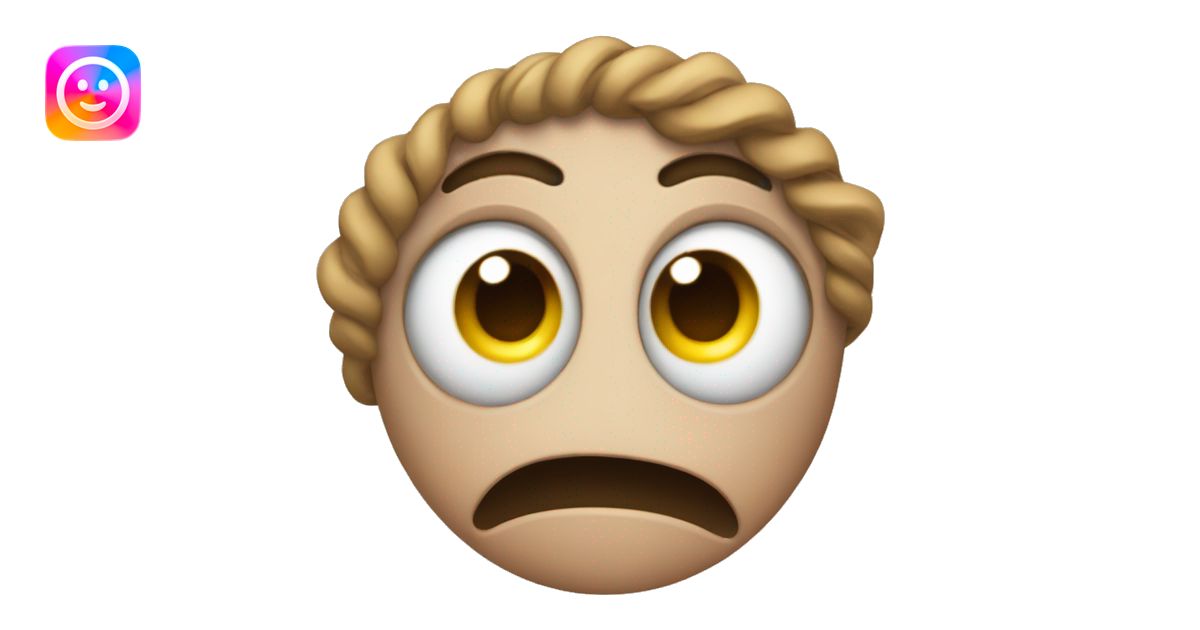 emoji with a crossed out right eye, spiral left eye and wavy mouth ...