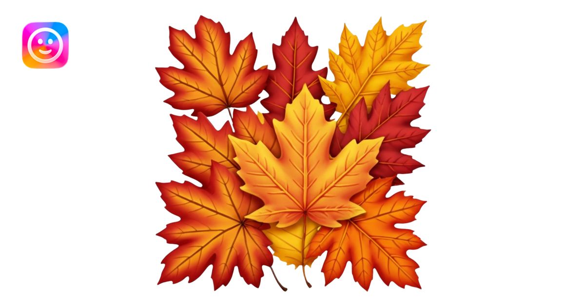 autumn banner for November emoji | AI Emoji Generator