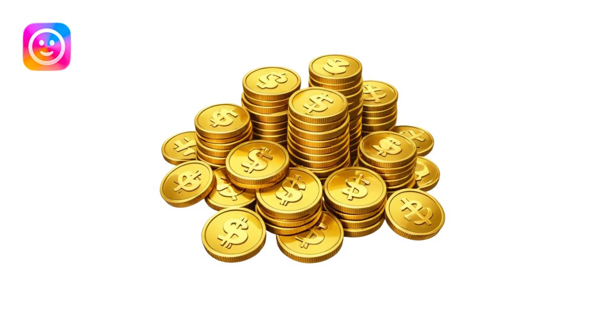 coins emoji | AI Emoji Generator