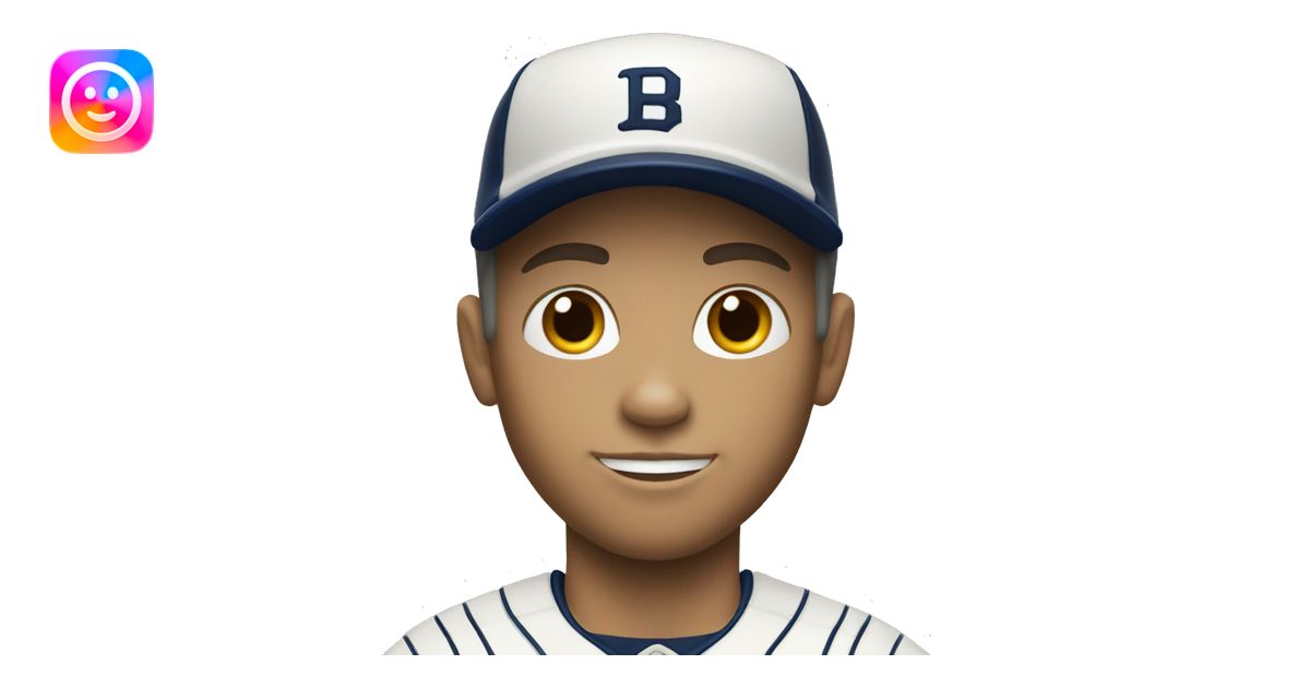 white boy baseball player emoji | AI Emoji Generator