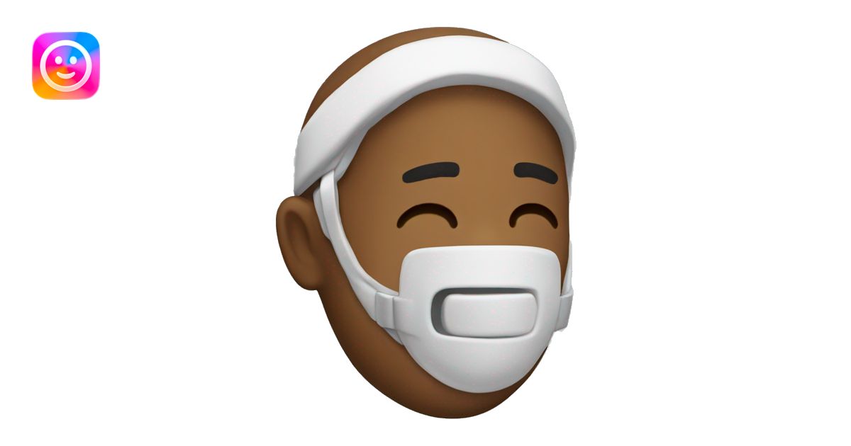 Sleep Mouth guard emote emoji | AI Emoji Generator