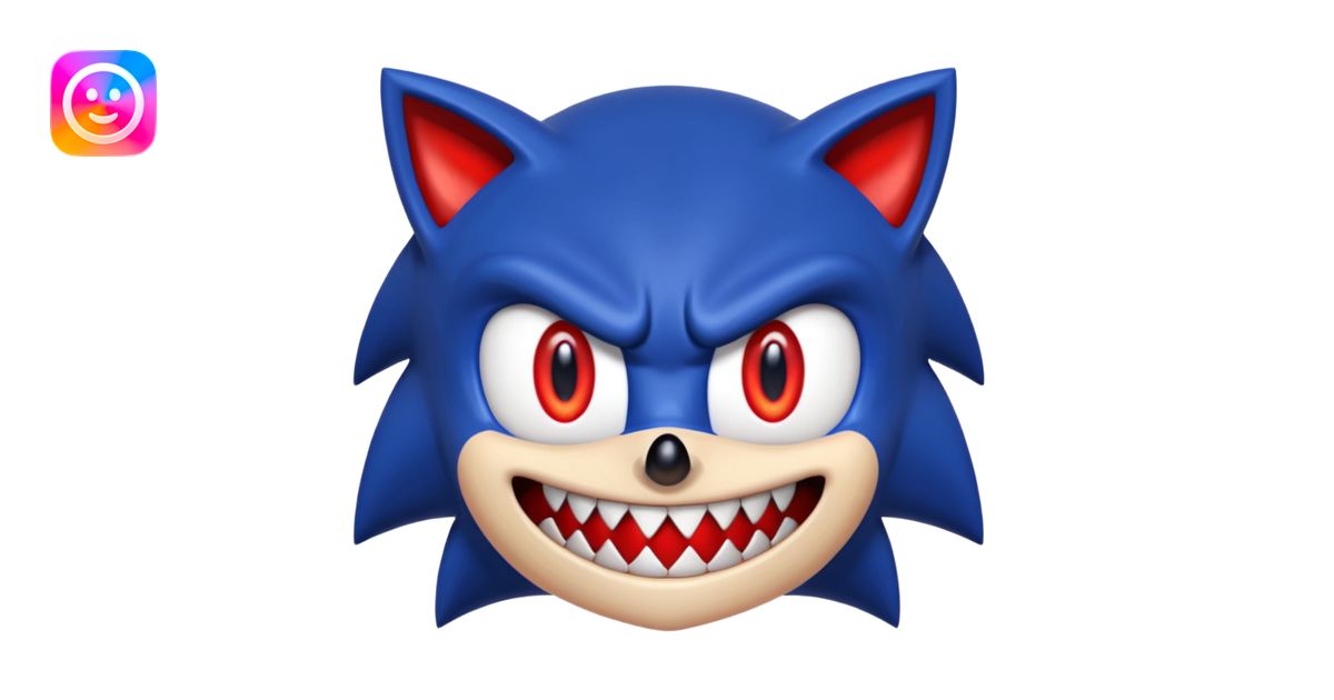 Faz o Sonic exe emoji | AI Emoji Generator