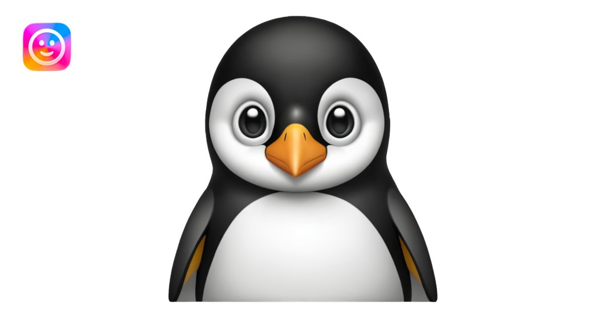 Sad penguin emoji | AI Emoji Generator