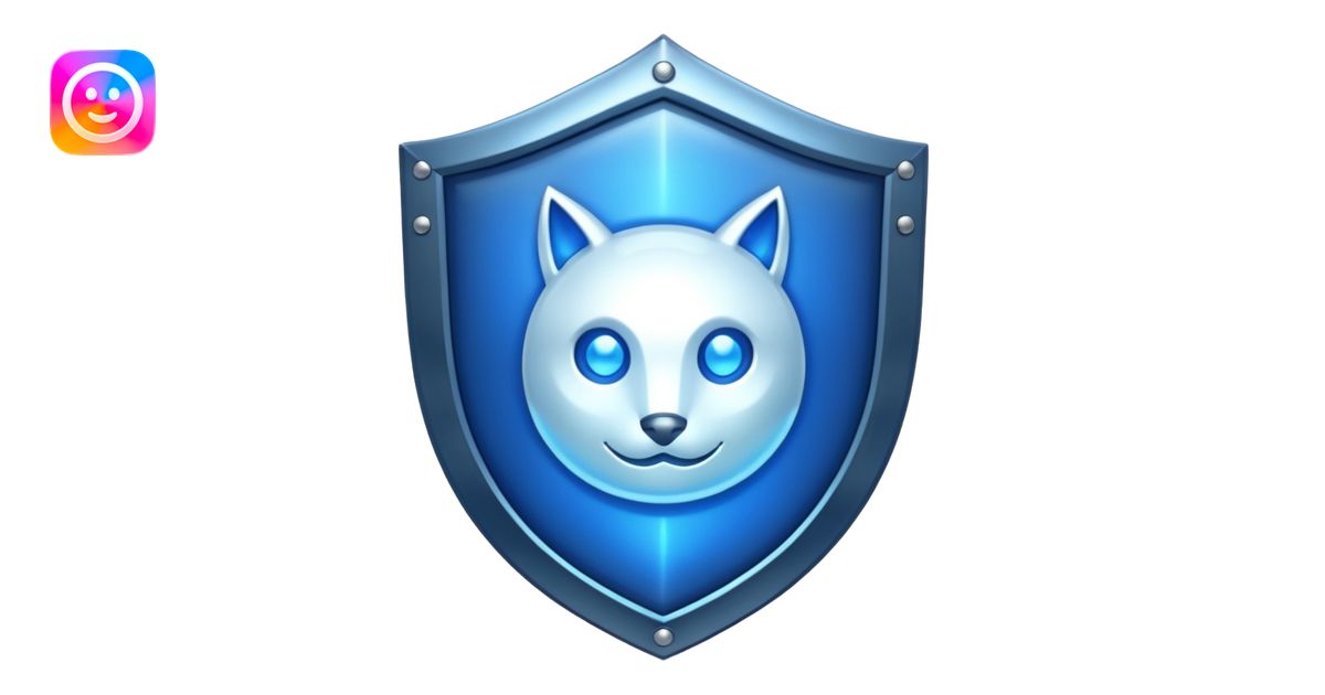 Discord moderator shield emoji | AI Emoji Generator