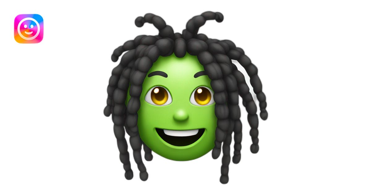smiling alien with dreads emoji | AI Emoji Generator