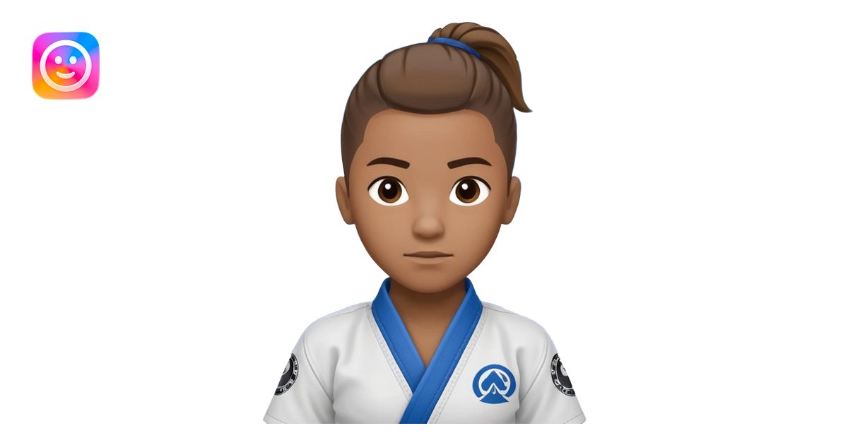 black jiu jitsu instructor with ponytail and a low taper fade sides ...