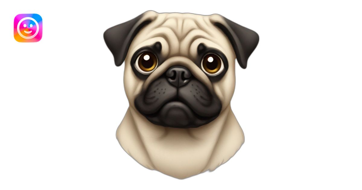 pug emoji | AI Emoji Generator