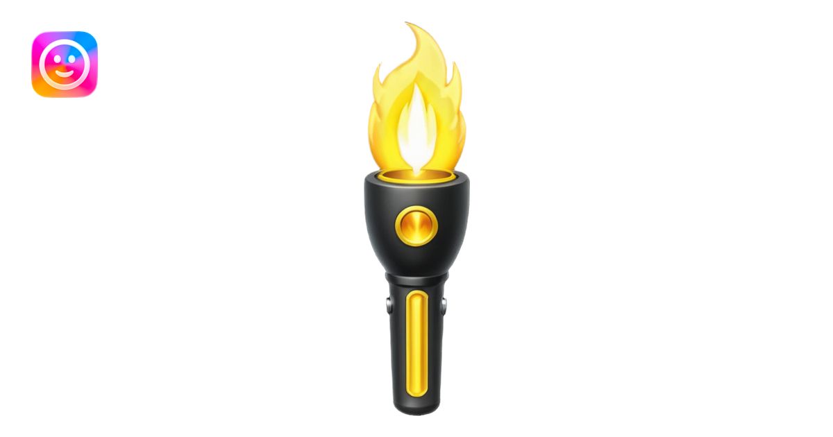 Black torch emoji | AI Emoji Generator