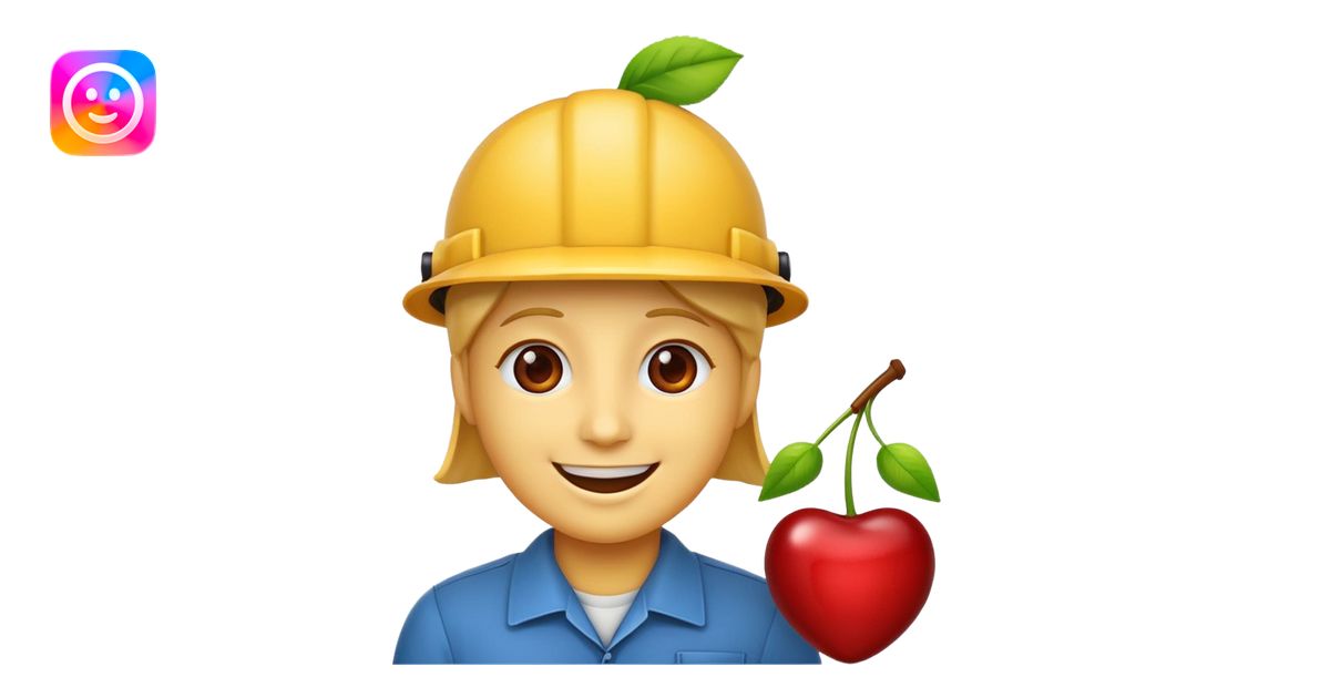 i want ai engineer emoji (theme: gold cherry red) emoji | AI Emoji ...