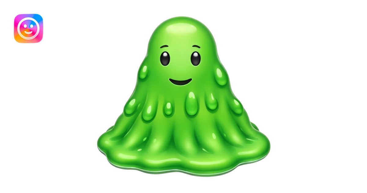 Slime emoji | AI Emoji Generator