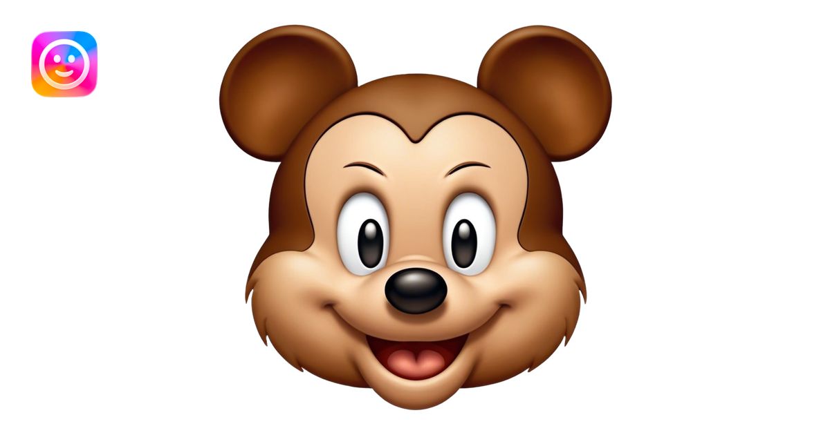 Mickey mouse angry emoji | AI Emoji Generator