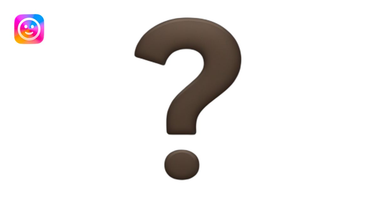 Question mark emoji | AI Emoji Generator