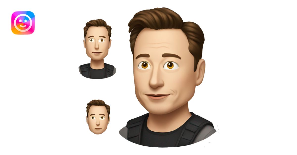 Elon Musk emoji | AI Emoji Generator