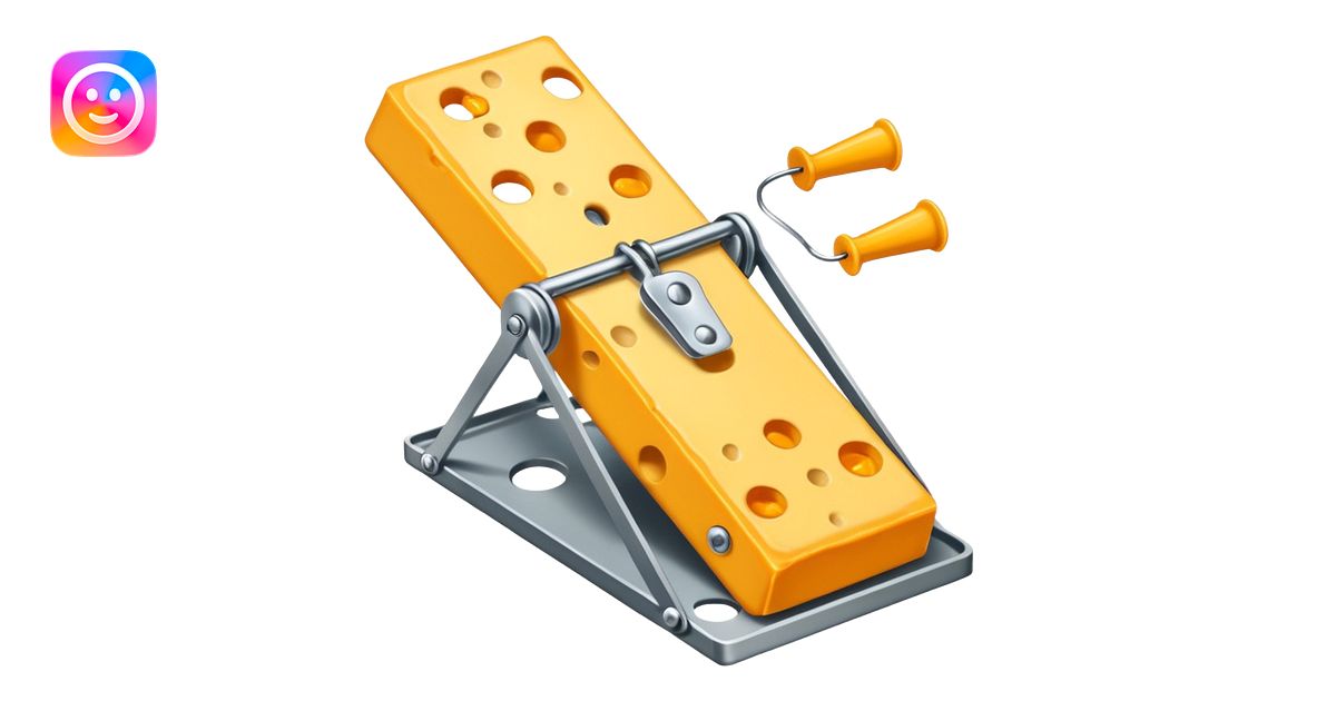 Mouse trap emoji | AI Emoji Generator