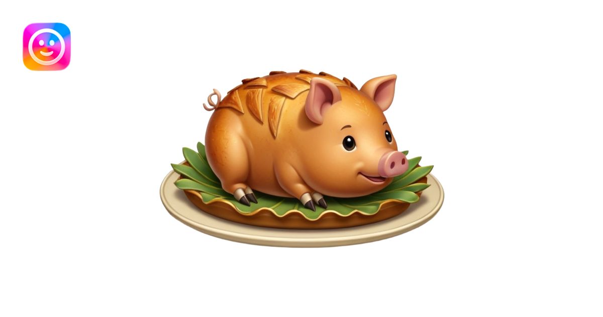 roasted joint of pork food emoji | AI Emoji Generator