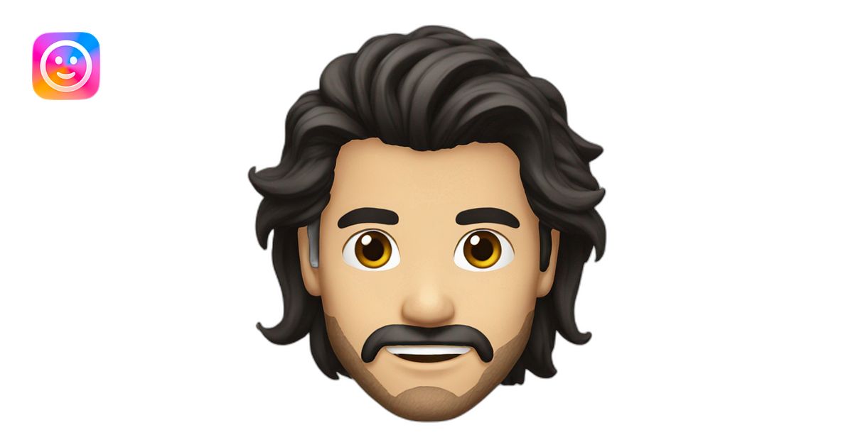 David Mazza long hair emoji | AI Emoji Generator