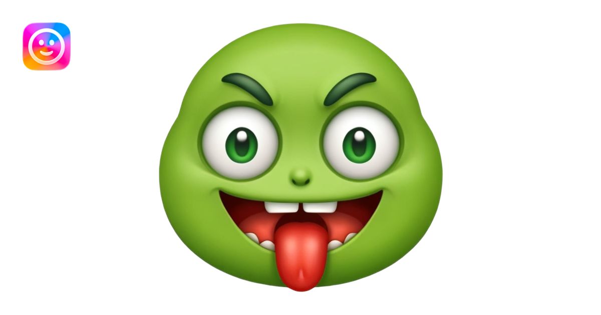 Evil greedy hungry salivating emoji emoji | AI Emoji Generator