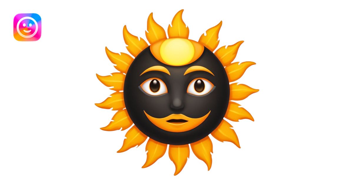 sun eclipse emoji | AI Emoji Generator