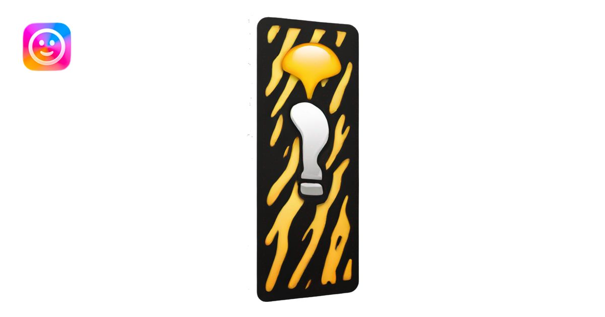 danger signage emoji | AI Emoji Generator