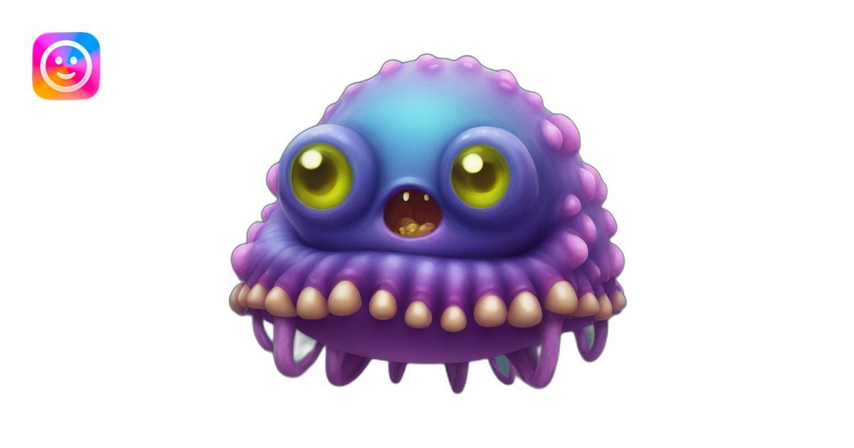 mutant slug monster emoji | AI Emoji Generator