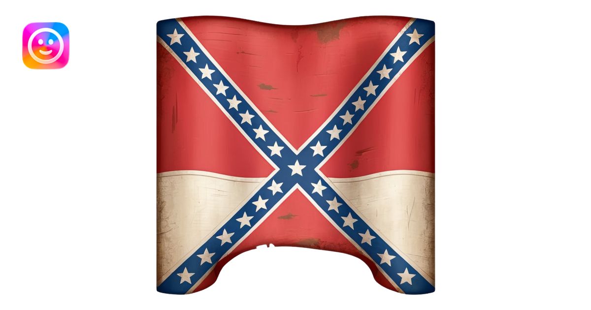 Confederate flag emoji | AI Emoji Generator