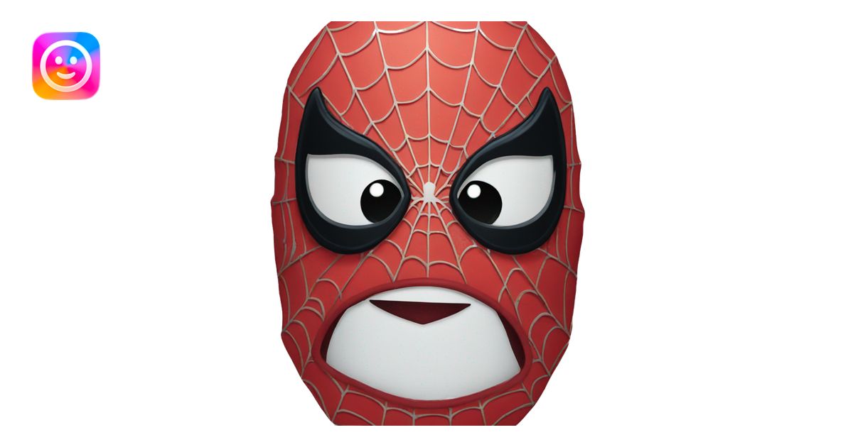 spider-man face emoji | AI Emoji Generator