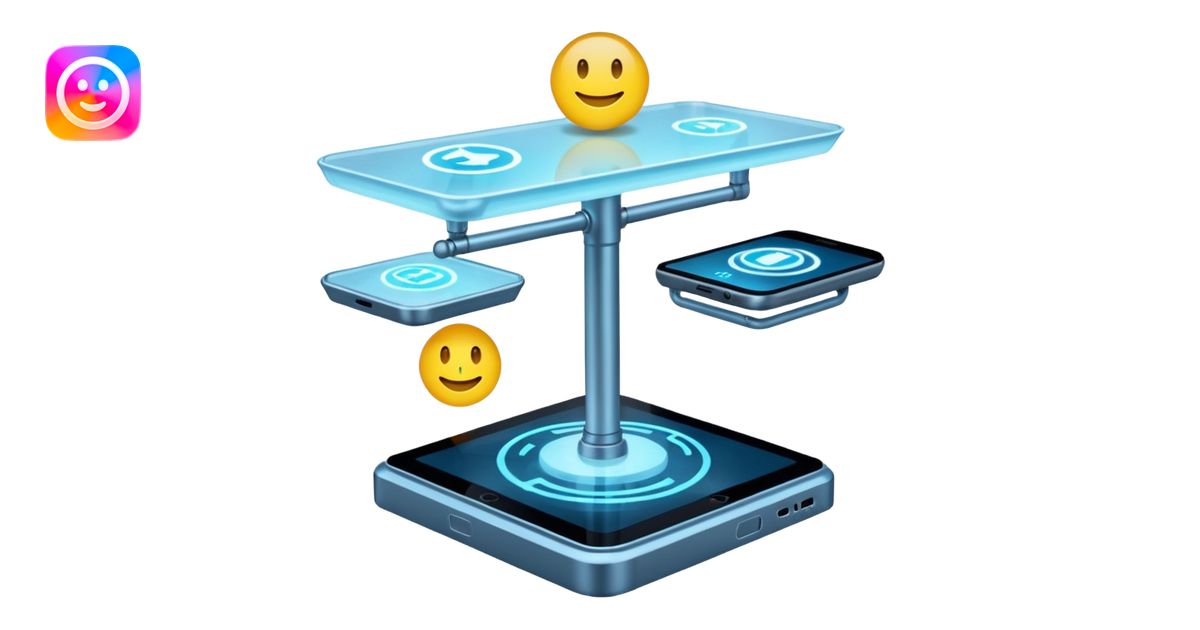 The internet on a scale emoji | AI Emoji Generator
