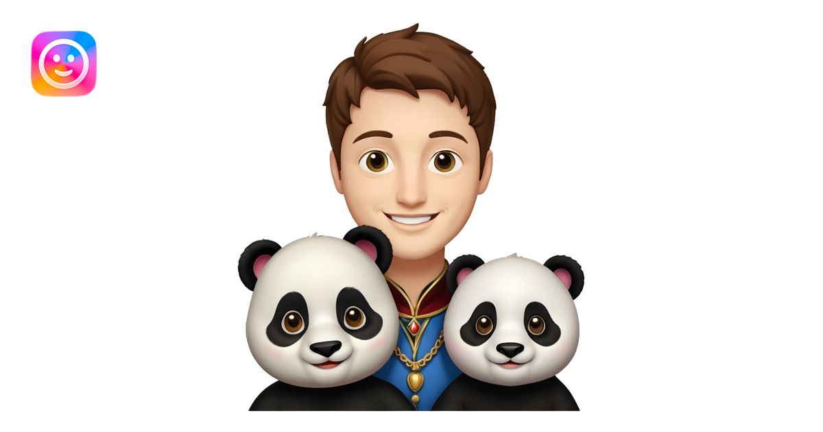 Panda And Giuliano De Medici emoji | AI Emoji Generator