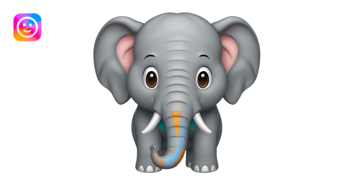 Elephant emoji | AI Emoji Generator