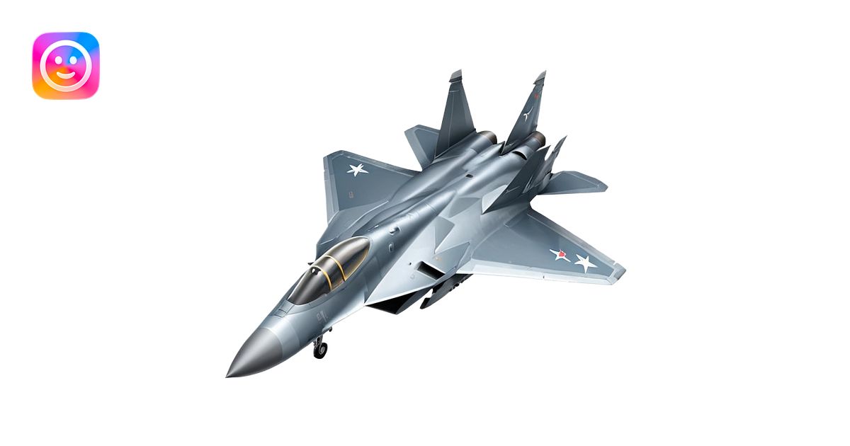 Sukhoi su-57 jet felon emoji | AI Emoji Generator