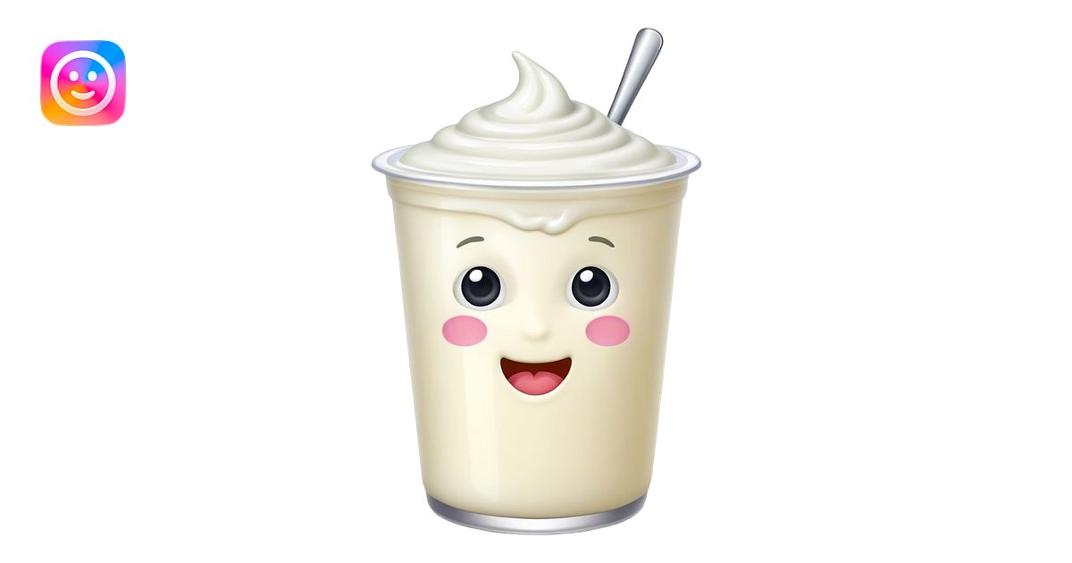 Yogur emoji | AI Emoji Generator