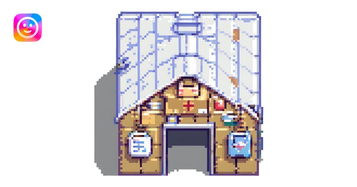 parcel warehouse building illustration | AI Emoji Generator