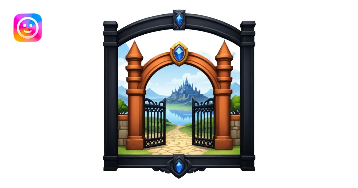 Neverwinter gate emoji | AI Emoji Generator