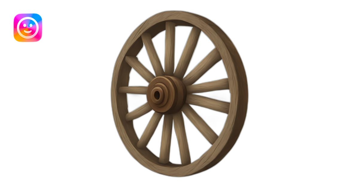 wagon wheel emoji | AI Emoji Generator