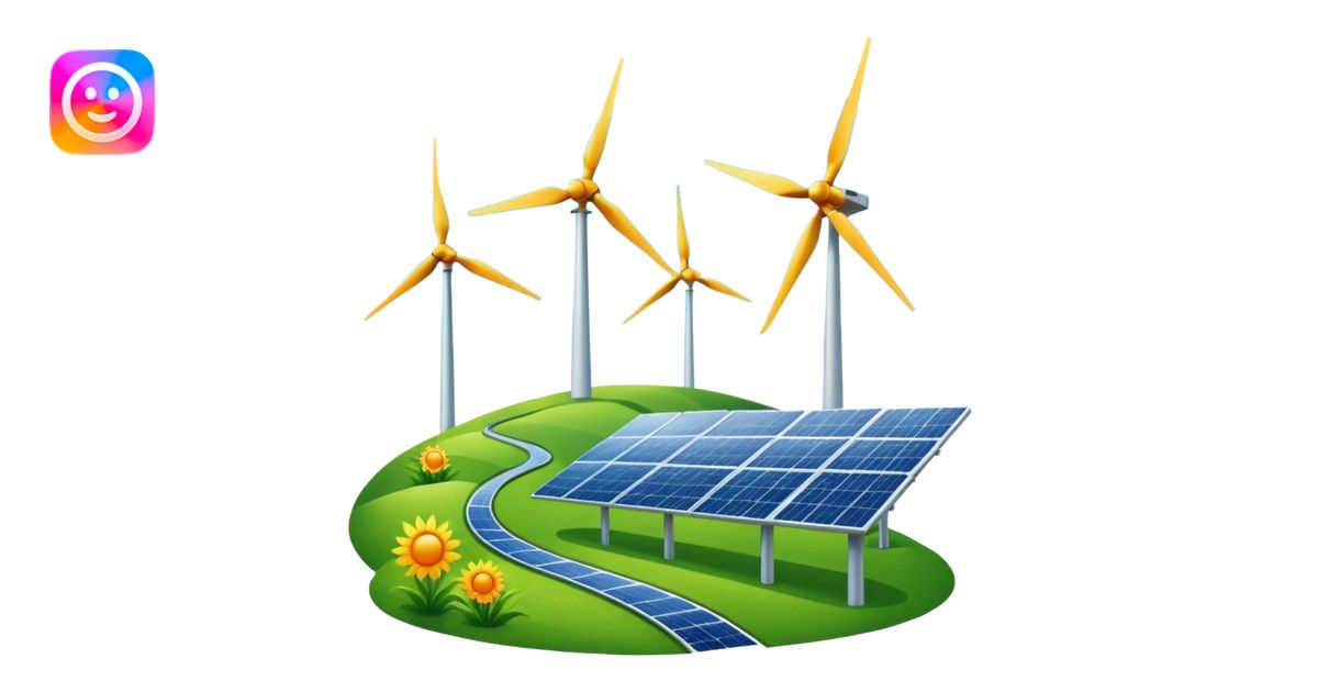 a clean energy project emoji | AI Emoji Generator